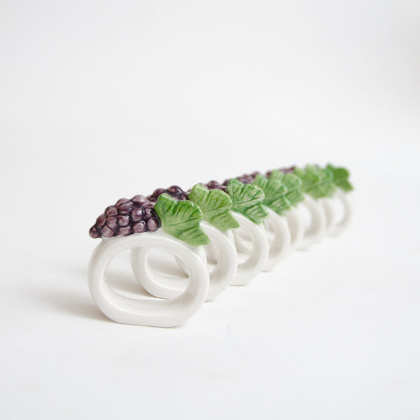 Set of Grape Napkin Rings - Rock the Heirloom