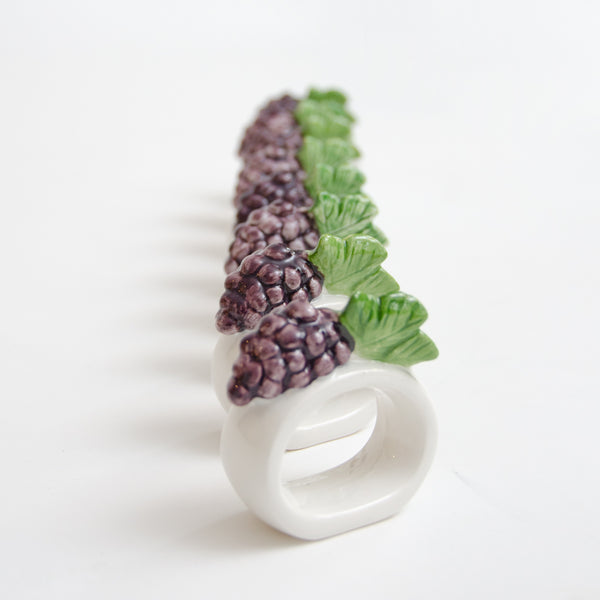 Set of Grape Napkin Rings - Rock the Heirloom
