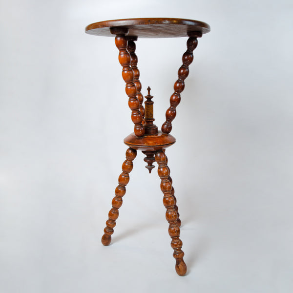 Cherry Wood Bobbin Gypsy Table - Rock the Heirloom