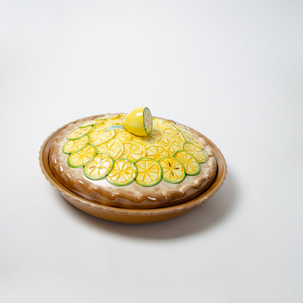 Large Italian Lemon Pie Dish - Rock the Heirloom
