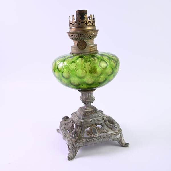 Green Kerosene paraffin Lamp - Rock the Heirloom